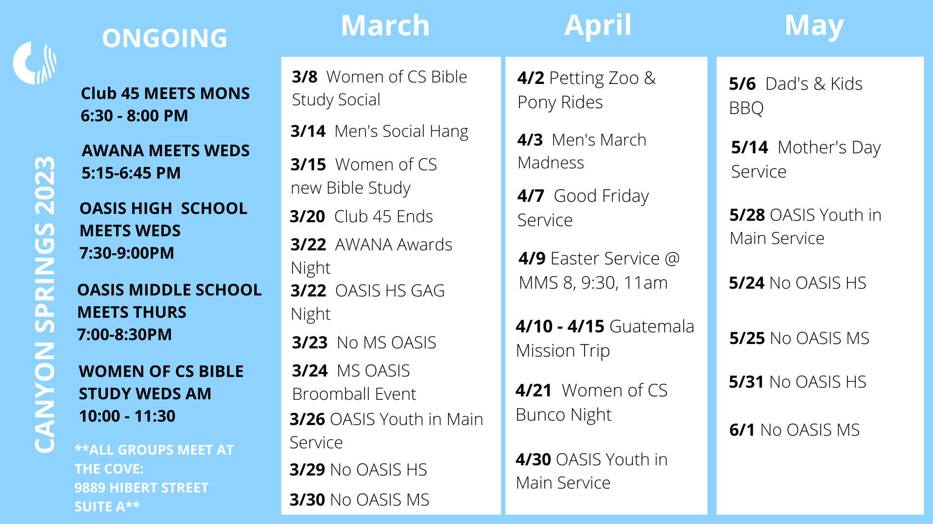 All Things Spring at Canyon Springs - 2023 - Canyon Springs Church